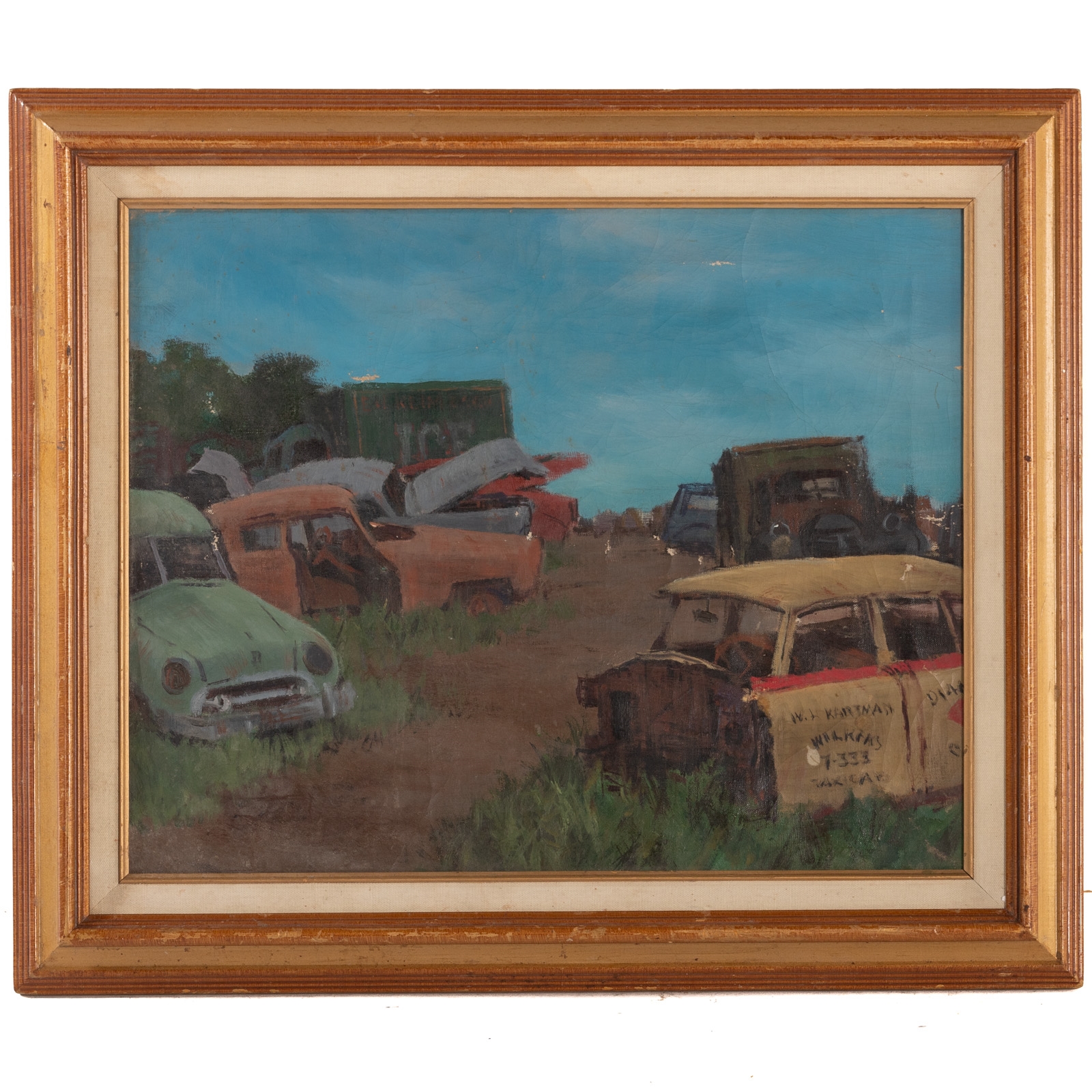 Jacob Glushakow | Junk Yard (1914) | MutualArt