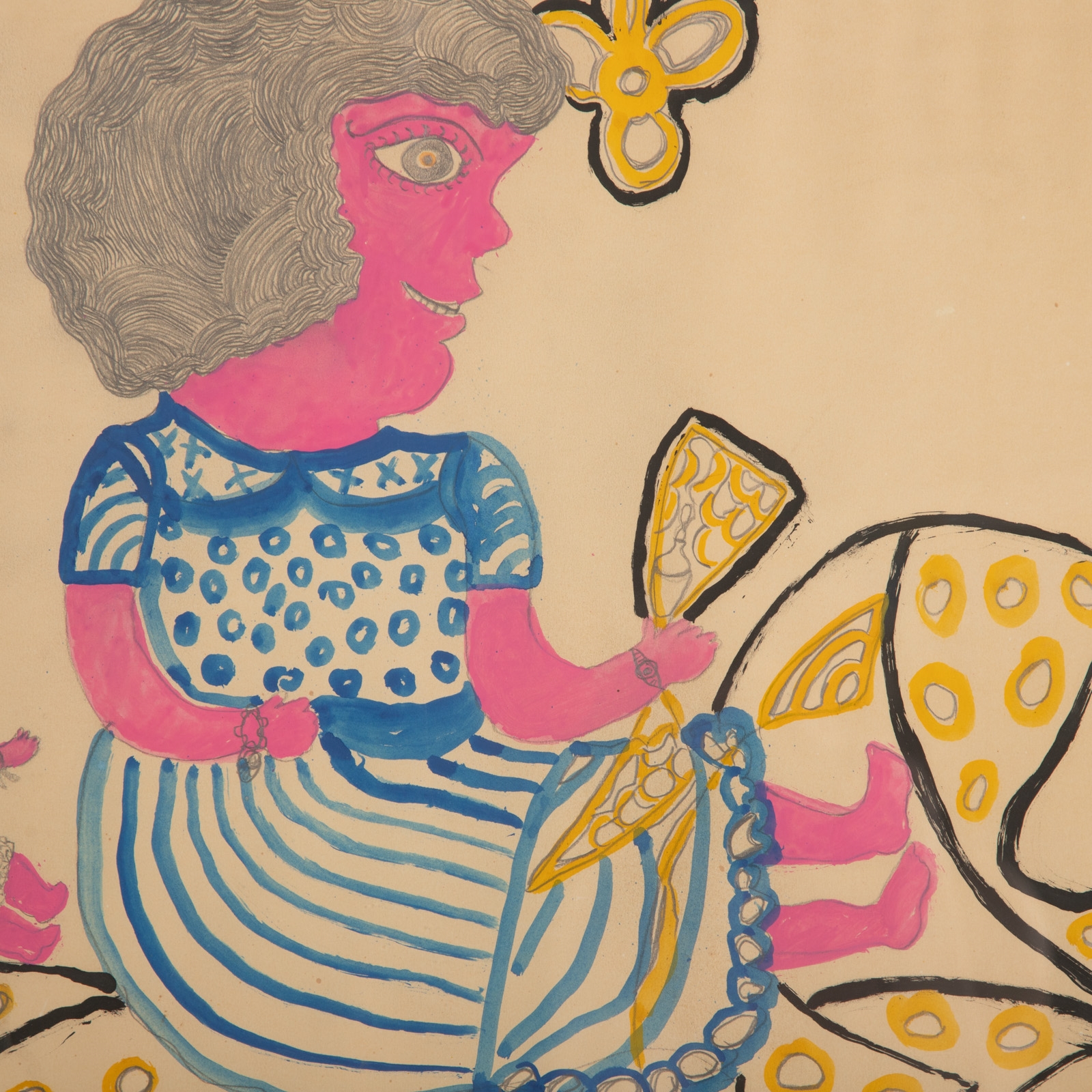 Inez Nathaniel Walker | Portrait in Pink (1911) | MutualArt