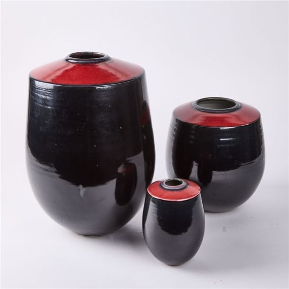 Peter Collins | A Trio of Peter Collins Vases | MutualArt