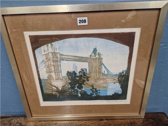 Alyson Stoneman | Tower Bridge from Butters Wharf (1984) | MutualArt