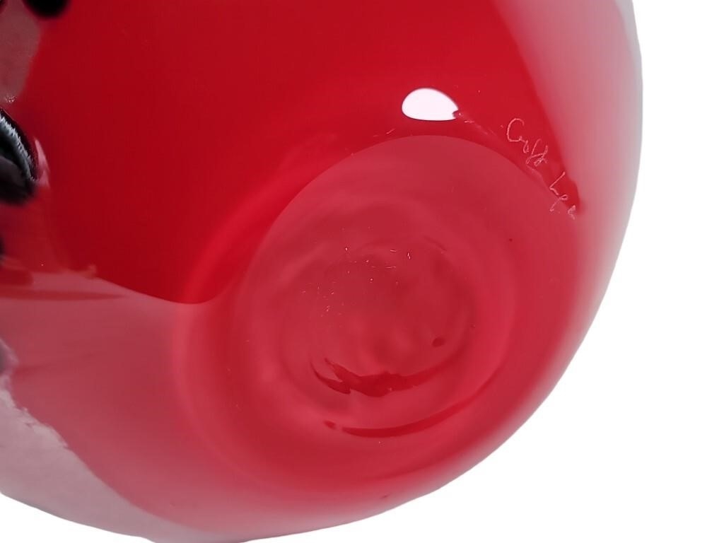 Geoff Lee | Geoff Lee Art Glass Vase | MutualArt