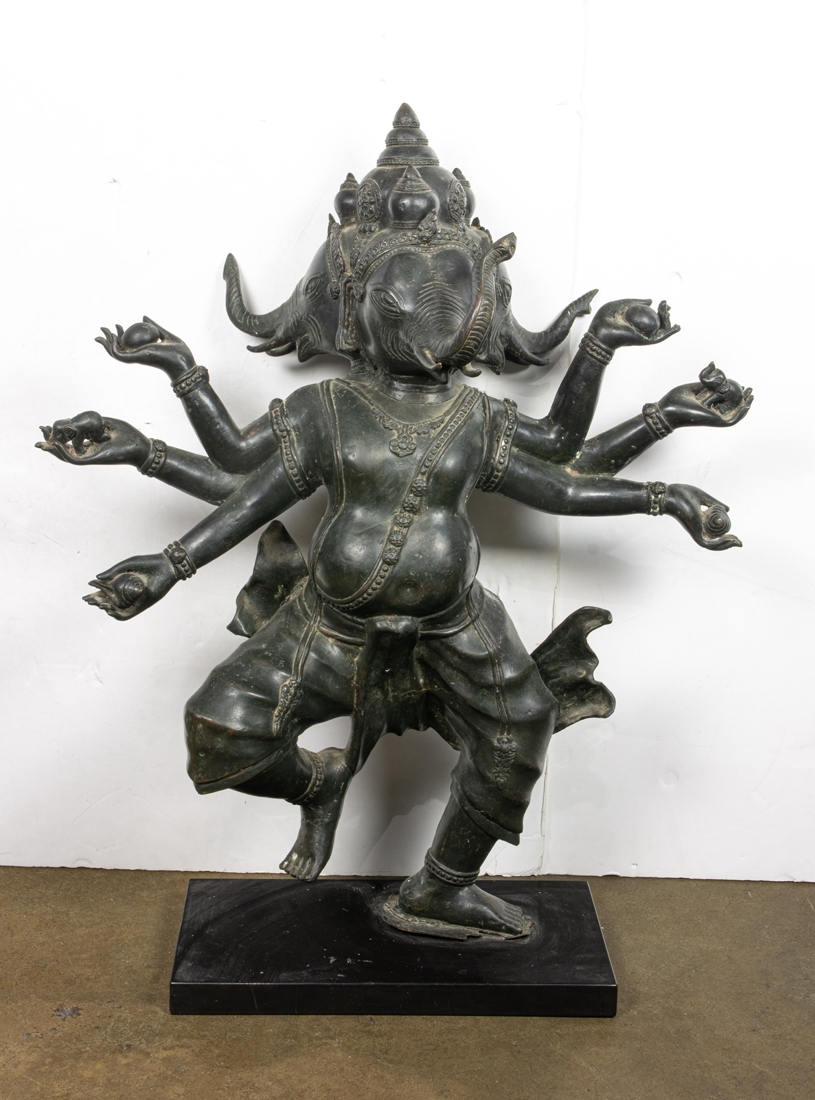 Indian School | Indian bronze figure of Ganesh | MutualArt