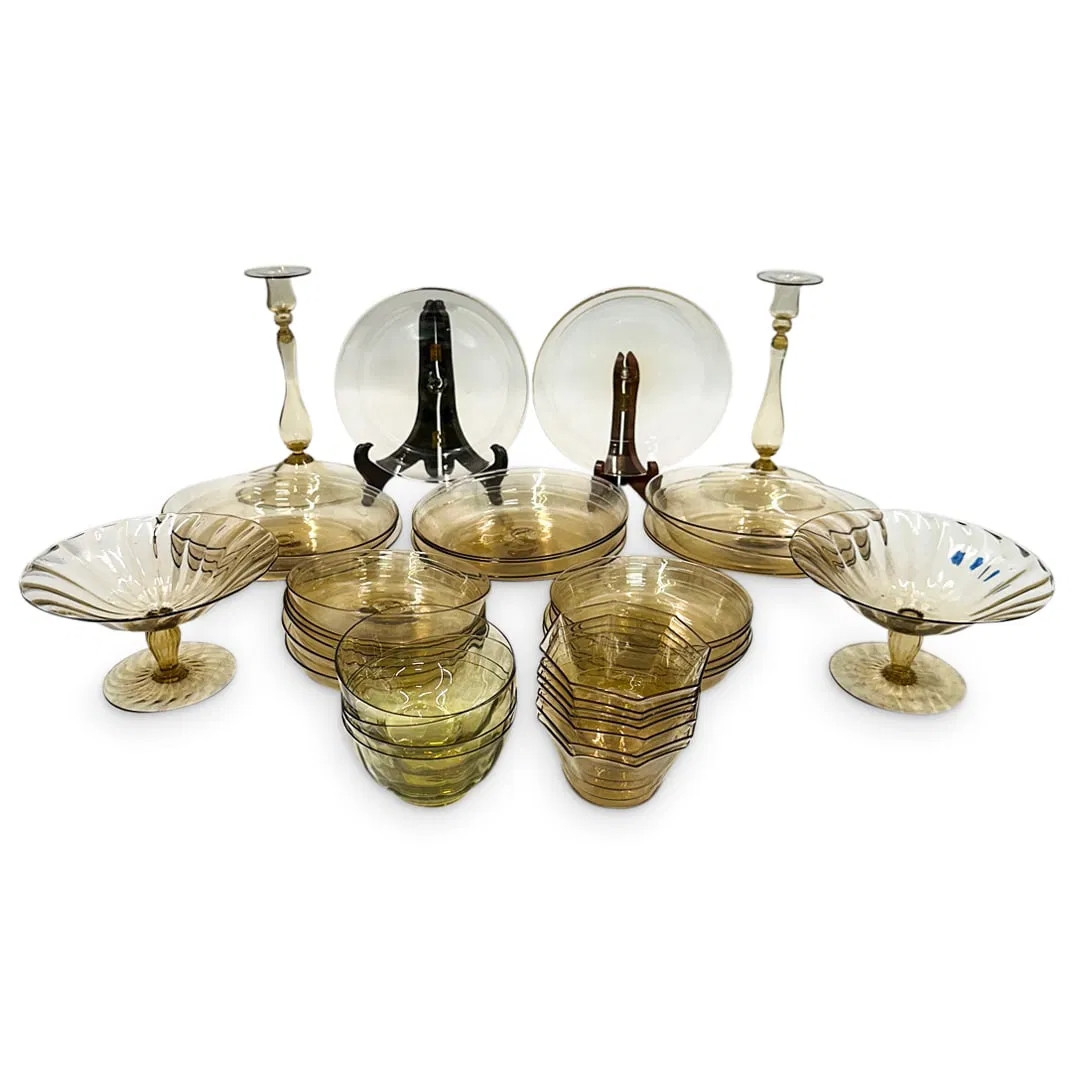 Vittorio Zecchin | Murano glass stemware (Early 20th Century) | MutualArt