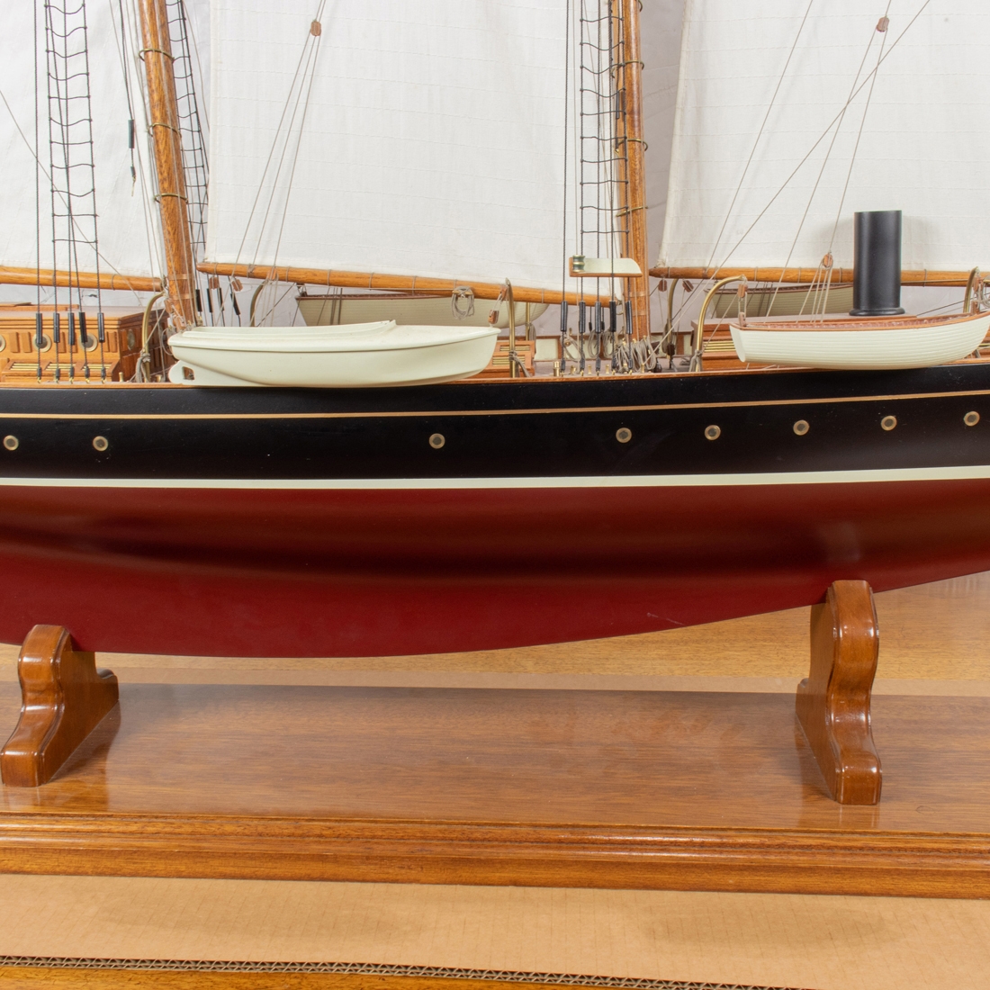 William Gardner | A scale model of the schooner yacht Atlantic, second ...
