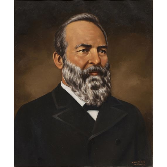 Lawrence Williams | Portrait of James Garfield | MutualArt