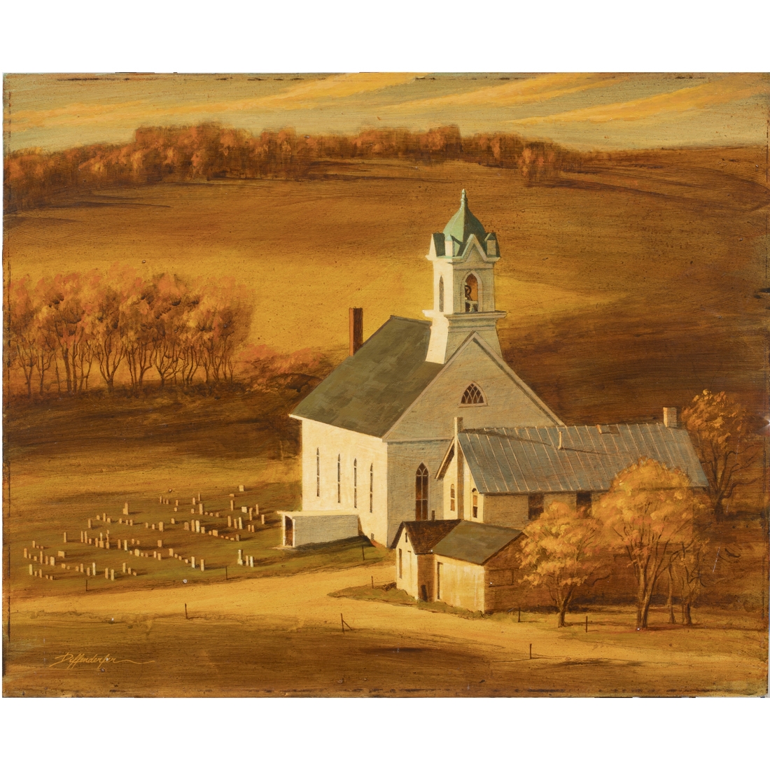 Edward Diffenderfer | Country Church | MutualArt