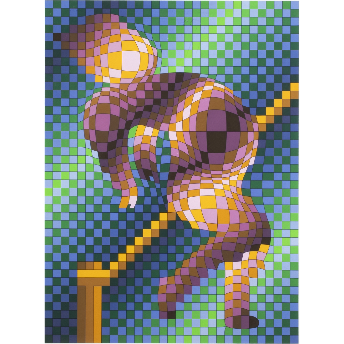 Victor Vasarely | Sakk (1988) | MutualArt