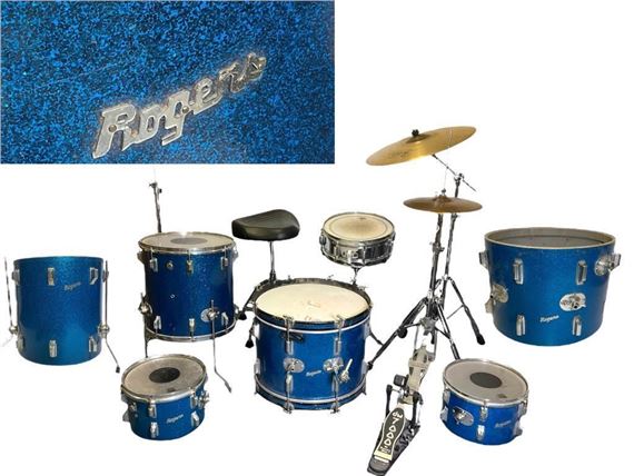 Phil Collins | Vintage Rogers 11 piece Drum Set | MutualArt