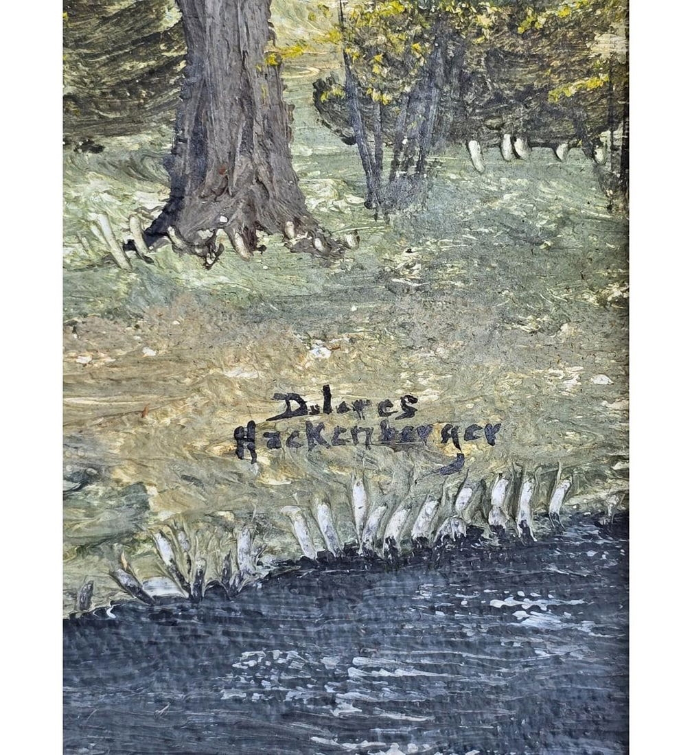 Dolores Hackenberger | Delores Hackenberger 1930-2020 Folk Art Painting ...