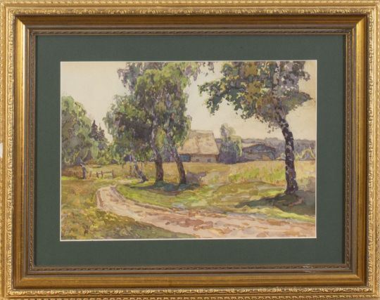 Wilhelm Körber | Hof im Grünen (1901 - 1991) | MutualArt