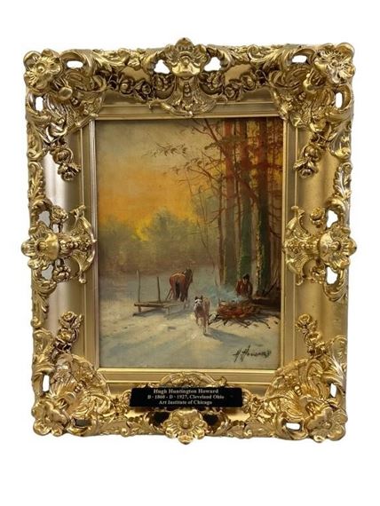 H. Howard | Hugh Howard Signed Oil on Canvas | MutualArt