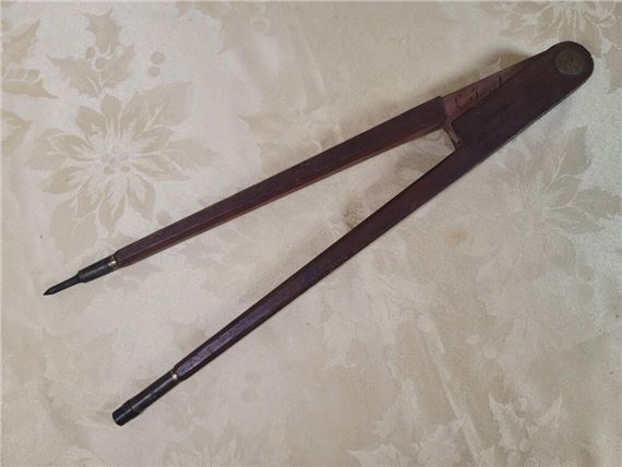 L. Taylor | Antique Wood Compass | MutualArt