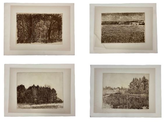 Herbert Lewis Fink | 4 Herbert Fink Signed Original Etchings | MutualArt