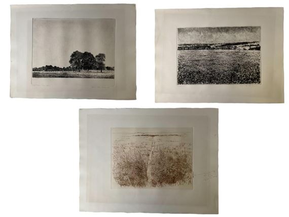 Herbert Lewis Fink | 3 Herbert Fink Signed Etchings | MutualArt