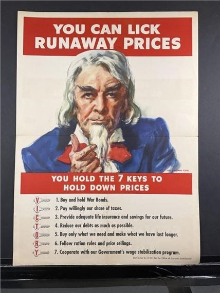 James Montgomery Flagg | Uncle Sam WWII Poster | MutualArt