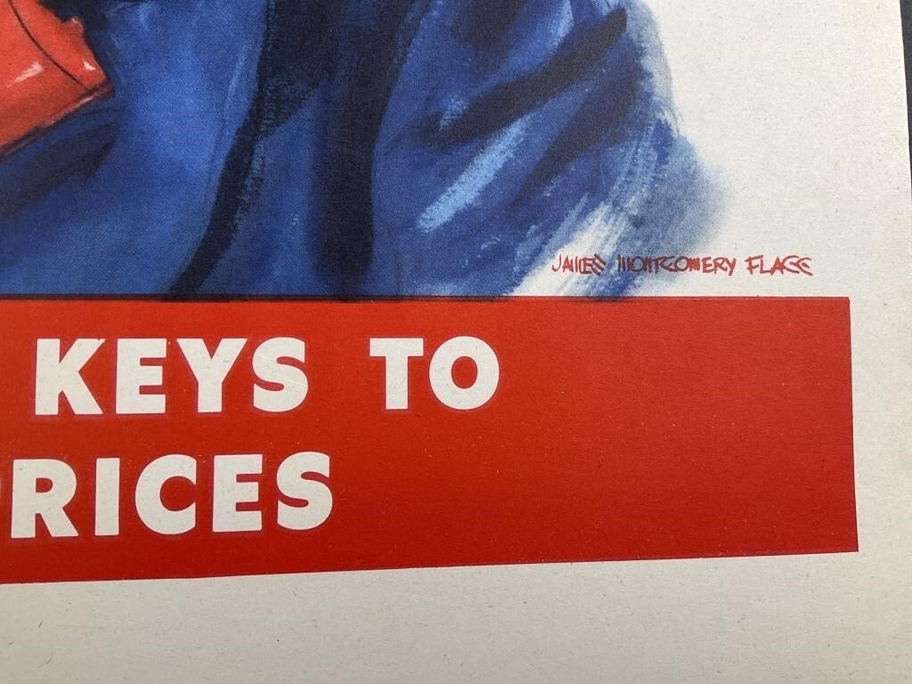 James Montgomery Flagg | Uncle Sam WWII Poster | MutualArt