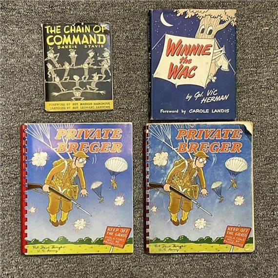 Dave Breger | 4 WWII Comic Humor Books (1945) | MutualArt