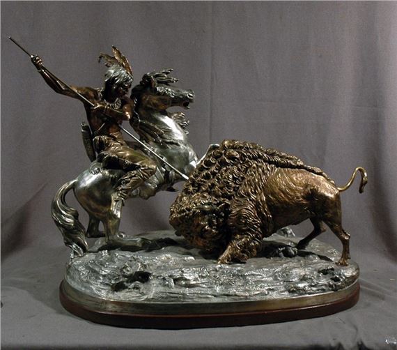 Theodore Baur | Theodore Baur Bronze Silver | MutualArt