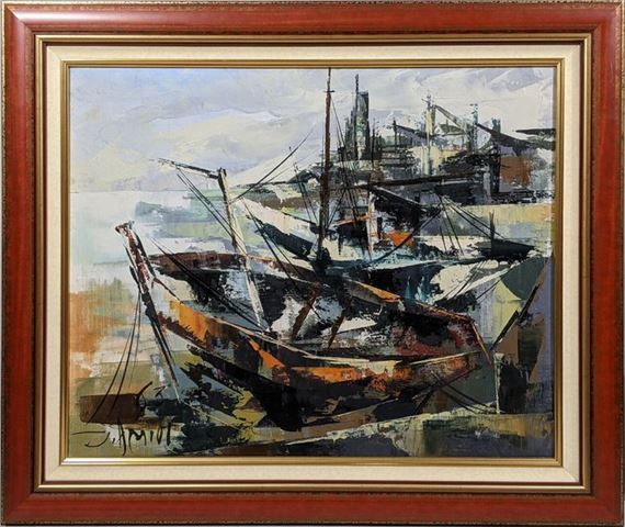 Jean Amiot | Bateaux près du port (63) | MutualArt
