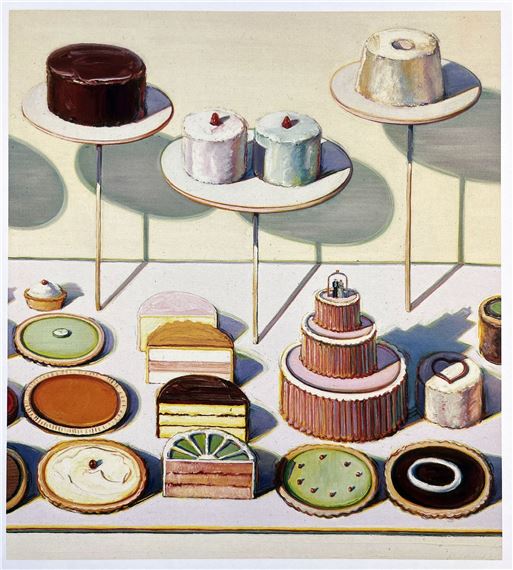 Wayne Thiebaud | Wayne Thiebaud - Cakes And Pies (2019) | MutualArt