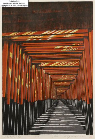 Ray Morimura | 2016; relief print in colours (2016) | MutualArt