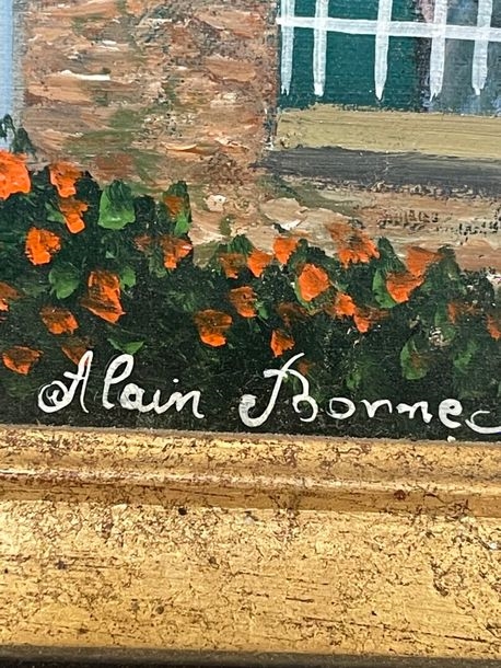 Alain Bonnec | Jardin huile sur toile | MutualArt