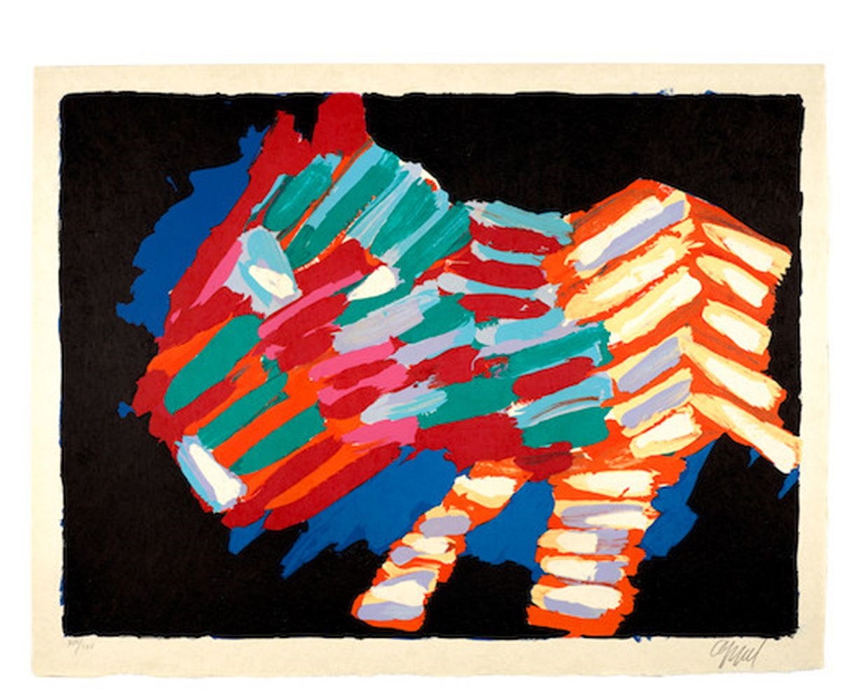 Karel Appel | Karel Appel - Cat in the Night (1979) | MutualArt