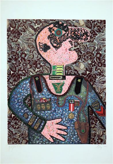 Enrico Baj | Enrico Baj - Lady Virginia Woolf (1973) | MutualArt