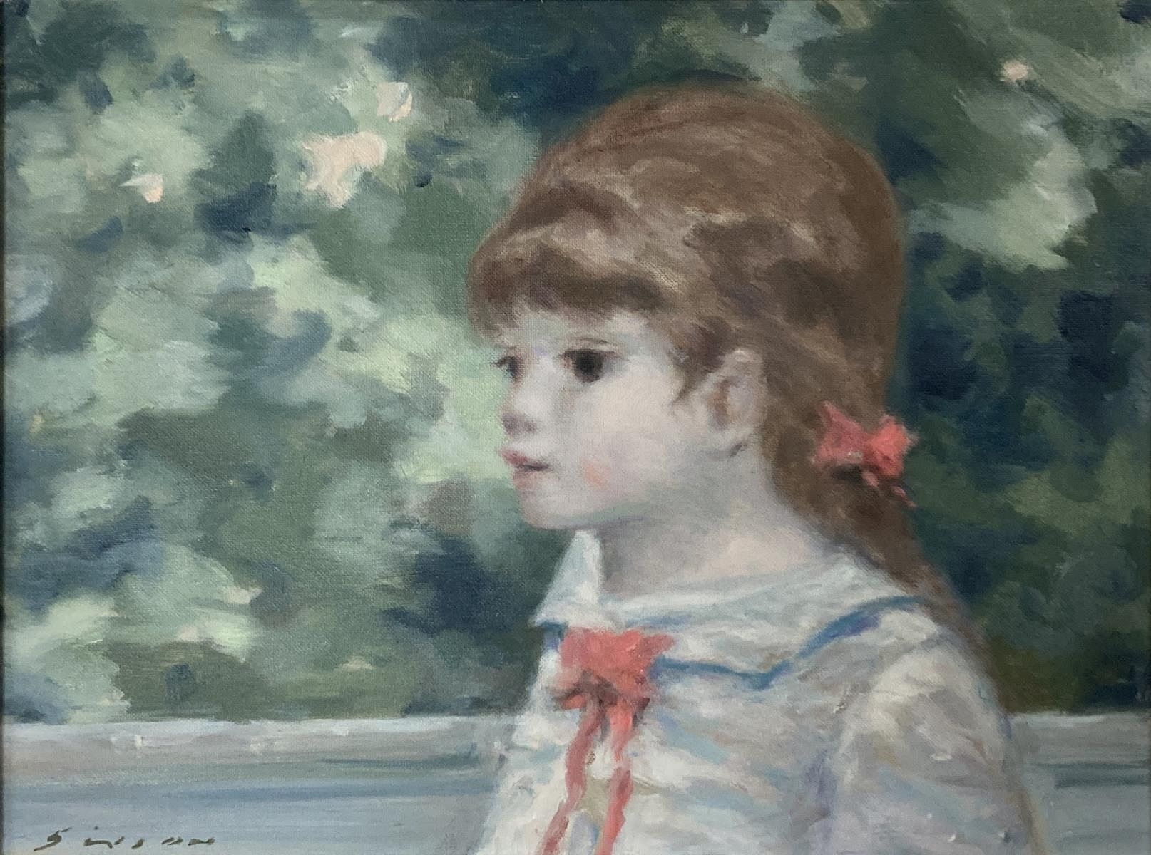 André Gisson | Andre Gisson - Untitled (Portrait of a Young Girl ...