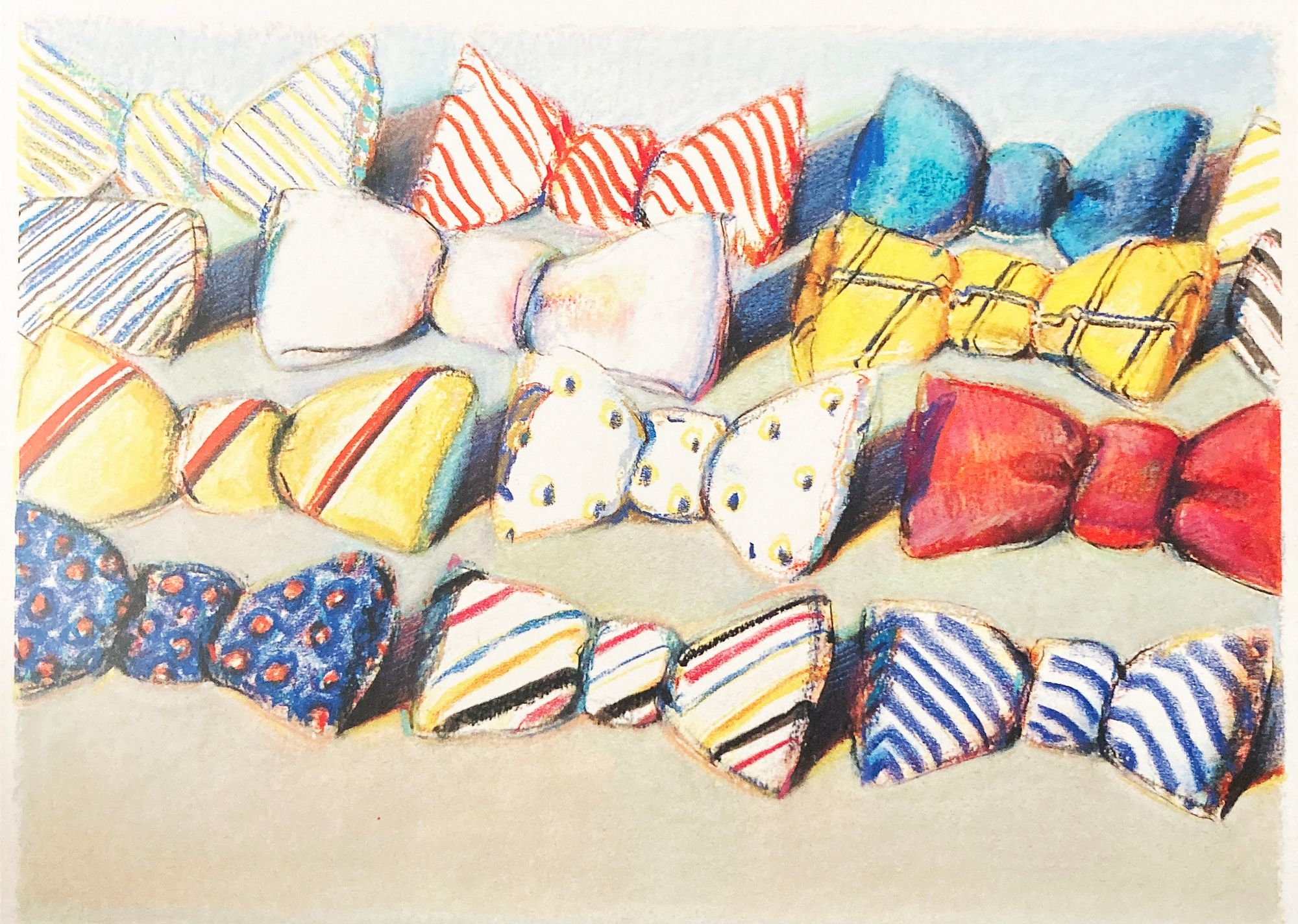 Wayne Thiebaud | Lipstick Row (1970) | MutualArt