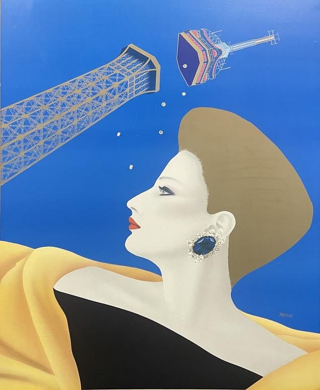 Fred Razzia | Fred Razzia - Eiffel Tower (1984) | MutualArt