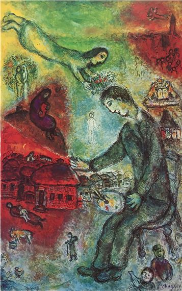 Marc Chagall | Marc Chagall - L'Inspiration (1979) | MutualArt