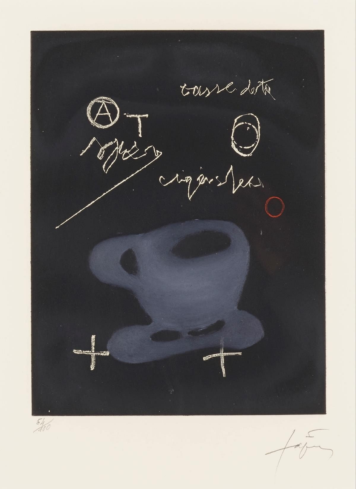 Antoni Tàpies | Circulo con relieve (1979) | MutualArt