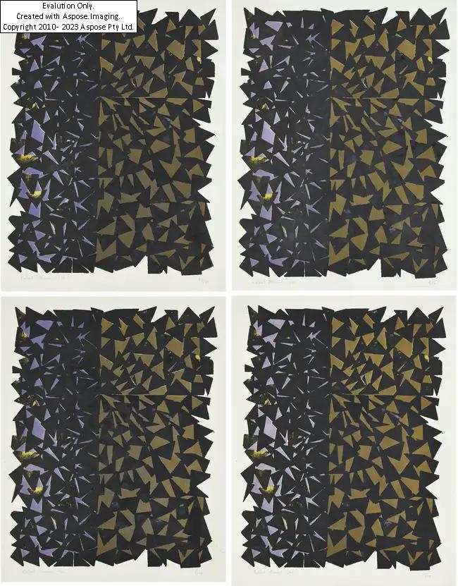 Robert Adams | Idea For Sculpture (set of four) (1963) | MutualArt