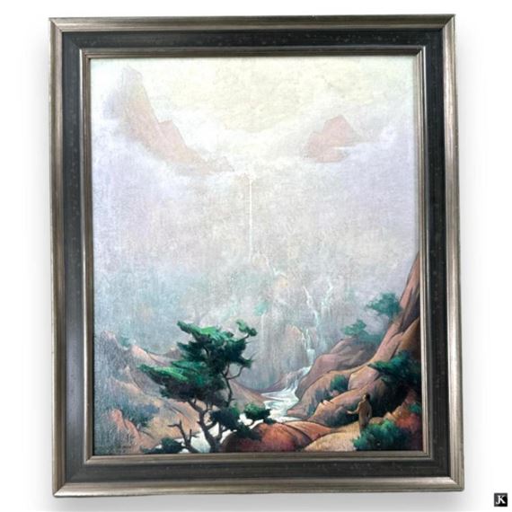 Carl W. Brandien | Carl W. Brandien Oil/Masonite Out of the Beyond (56 ...