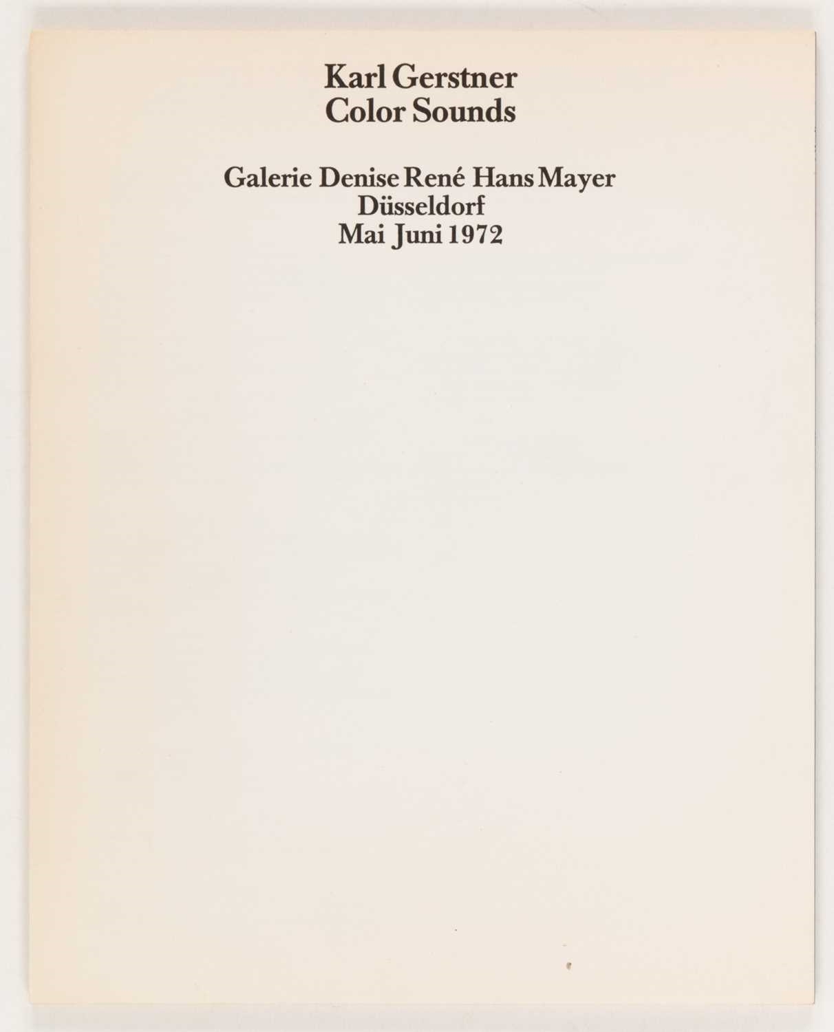 Karl Gerstner | Karl Gerstner (1930 Basel 2017 (1972) | MutualArt