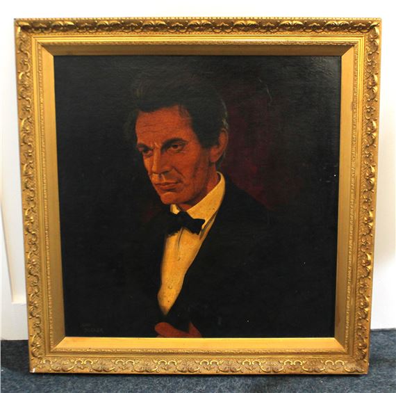 John Decker | portrait of Canadian actor Raymond Massey playing Abraham ...