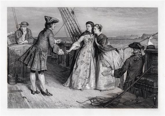 William Ewart Lockhart | William LOCKHART 1800s Engraving Minna defends ...