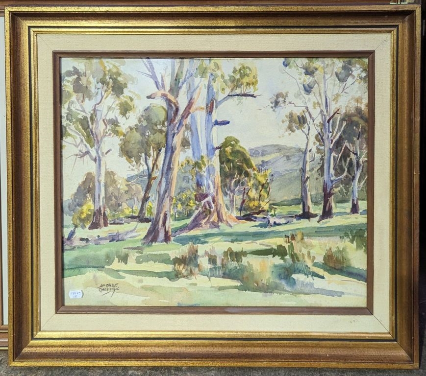 Ambrose Griffin | Sunlit Gum Trees | MutualArt