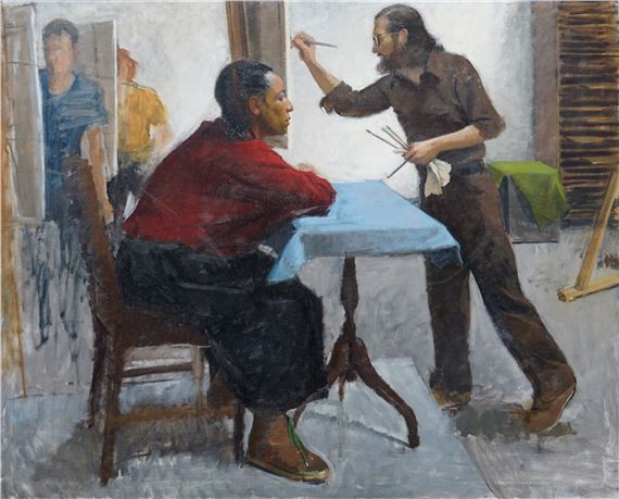 Dan Gheno | 'Artist Studio Model Class' | MutualArt