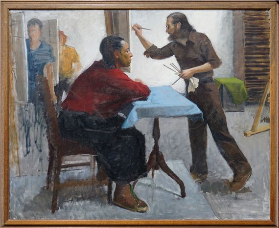 Dan Gheno | 'Artist Studio Model Class' | MutualArt