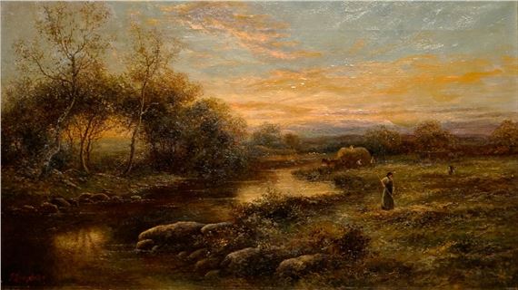 John Langstaffe | 'Harvest Time-Kent' (1849) | MutualArt