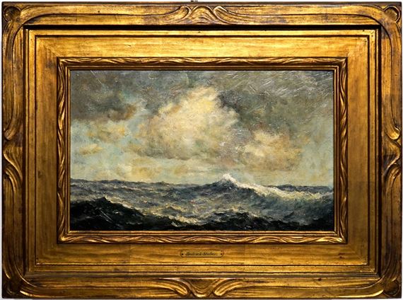 Dedrick Stuber | 'Waves and Clouds' (1878) | MutualArt