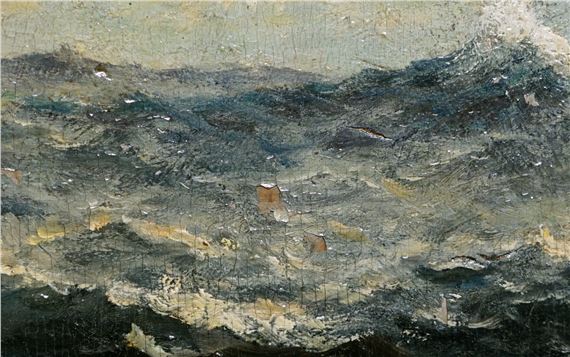 Dedrick Stuber | 'Waves and Clouds' (1878) | MutualArt