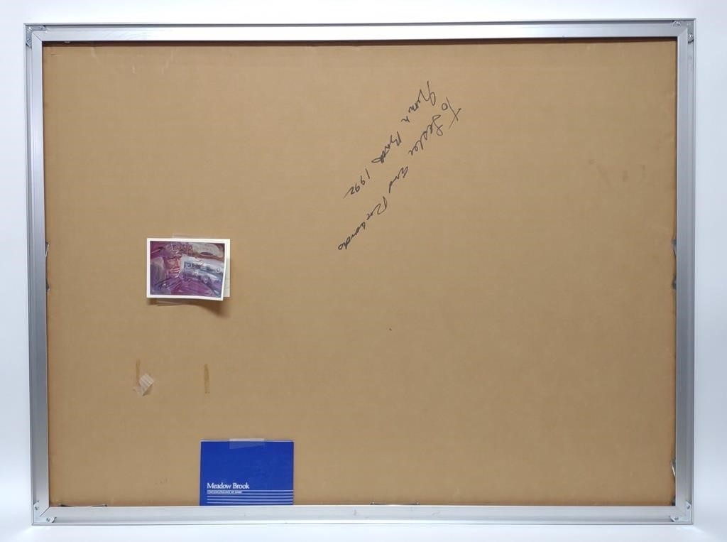 George Bartell | Original George Bartell Mercedes Fangio Painting (1992 ...