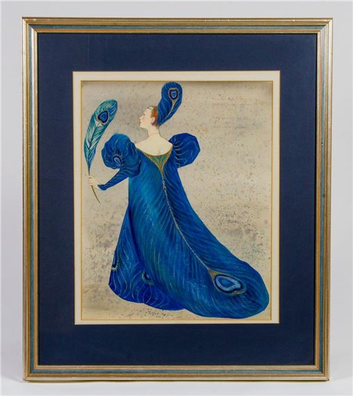 Alan Barlow | A watercolour of Beatrice act three Ball | MutualArt
