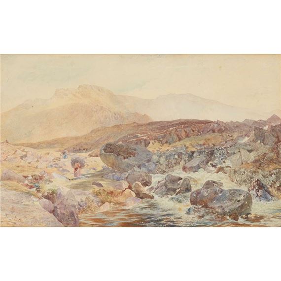 Alfred William Hunt | MOUNTAINOUS LANDSCAPE (59) | MutualArt