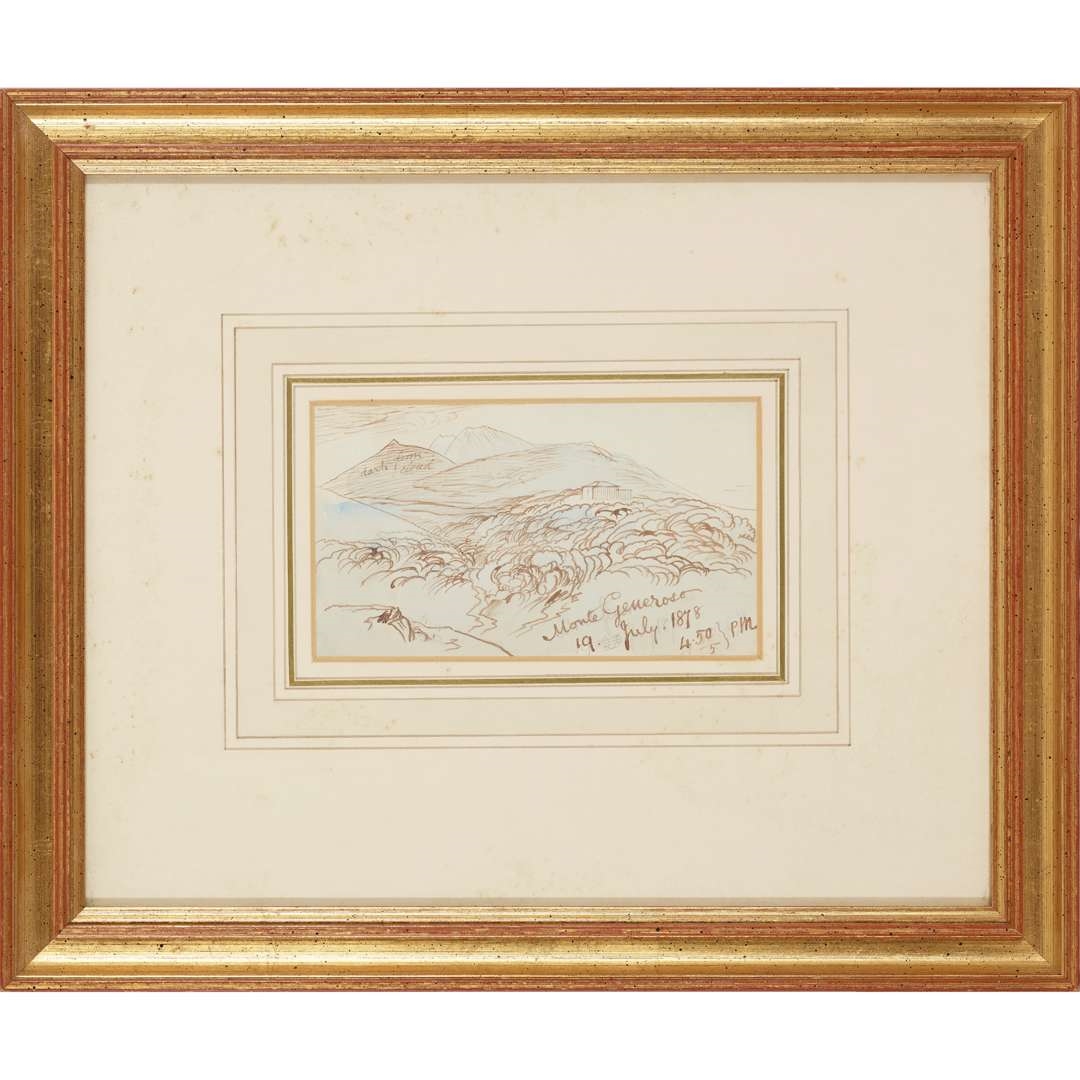 Edward Lear | MONTE GENEROSO (1878) | MutualArt