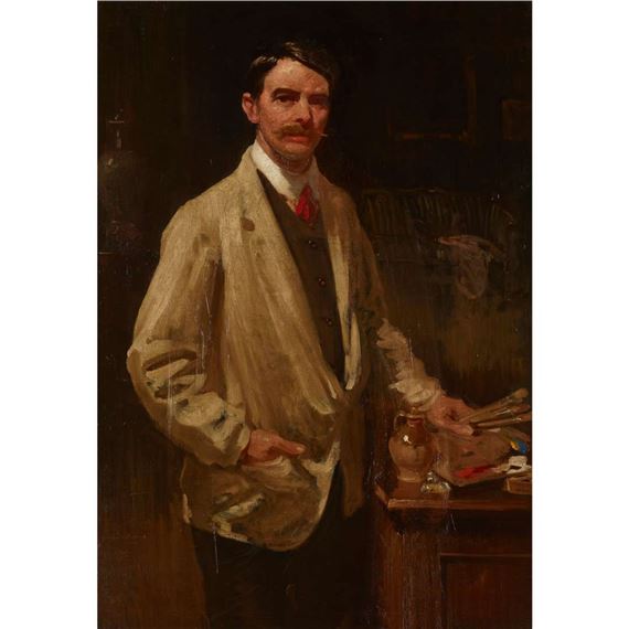 Robert Brough | THREE-QUARTER LENGTH PORTRAIT OF THE ARTIST JOHN ...