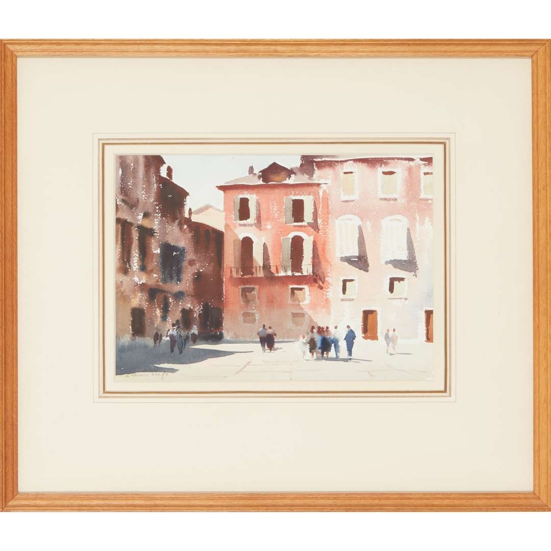Edward Brian Seago | A SQUARE IN VENICE | MutualArt